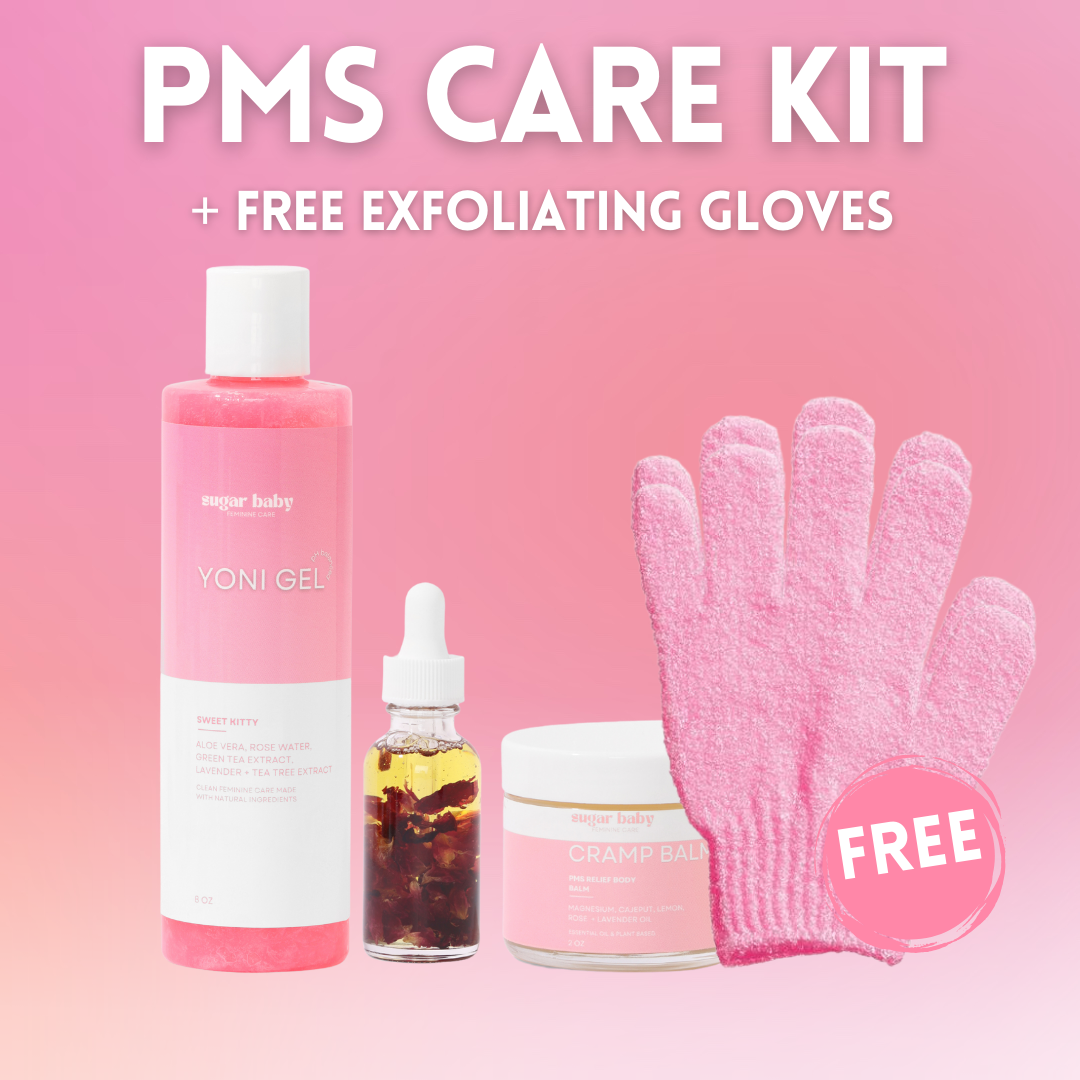 PMS Care Kit + FREE Exfoliating Gloves – sugarbabycare
