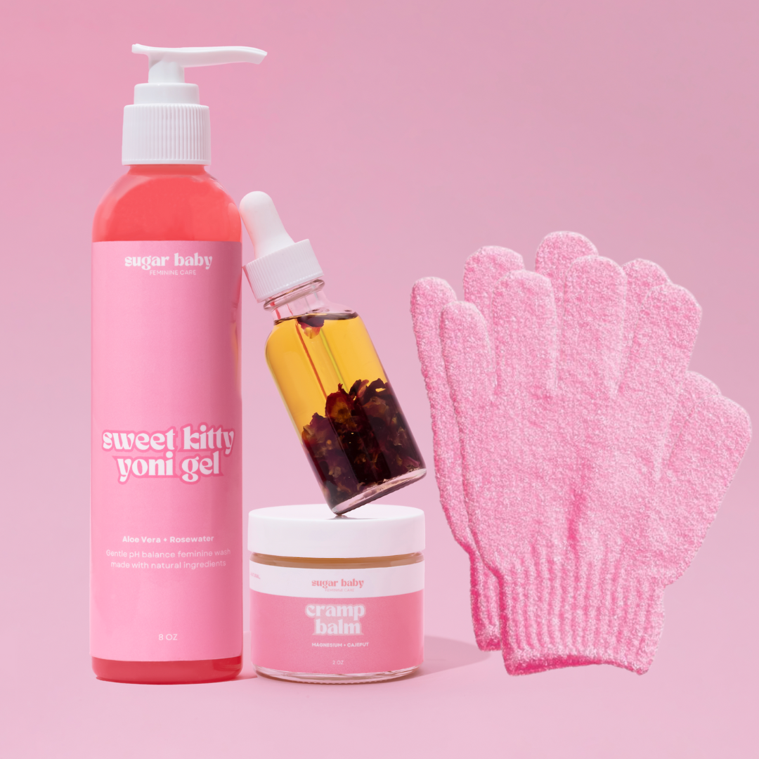 PMS Care Kit + FREE Exfoliating Gloves – sugarbabycare
